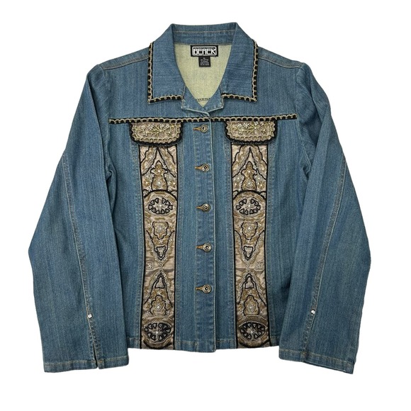 berek | Jackets & Coats | Berek Gold Silver Embellished Lace Beaded ...